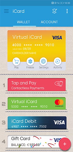 iCard - The digital wallet you can trust. No monthly fees. Plenty of ...